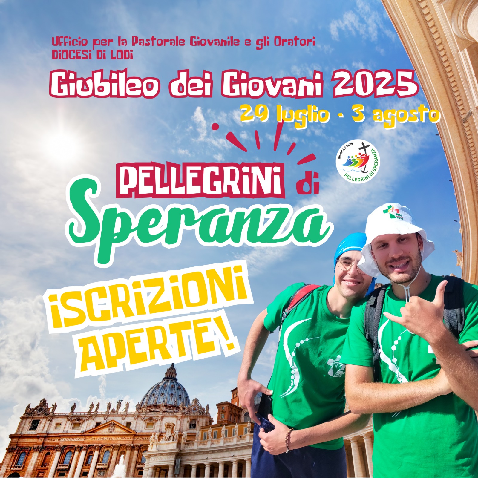 Giubileo dei Giovani: ci siamo! - Pastorale Giovanile